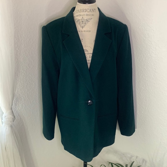 Sag Harbor | Jackets & Coats | Sag Harbor Green Wool Coat | Poshmark